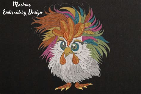 Funny Crazy Cockerel Chicken Boy Black · Creative Fabrica