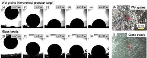 Typical Penetration Snapshots Of The Projectile Impacting Onto Granular