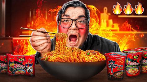 Extreme Spicy Ramen Challenge Youtube