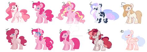 Pinkie Pie Redesigns And Aus By Moonymoonangel On Deviantart