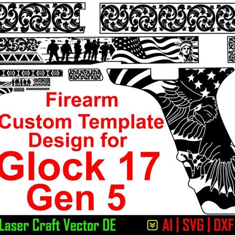 Firearm Laser Engraving Template Etsy