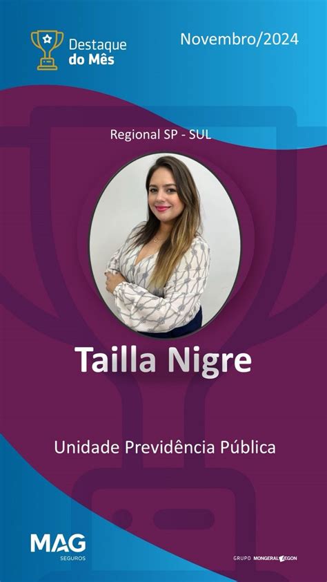 Mês De Novembro Concluído Com Sucesso Tailla Angritt