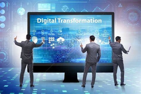 Digital Transformation And Digitalization Technology Concept Image