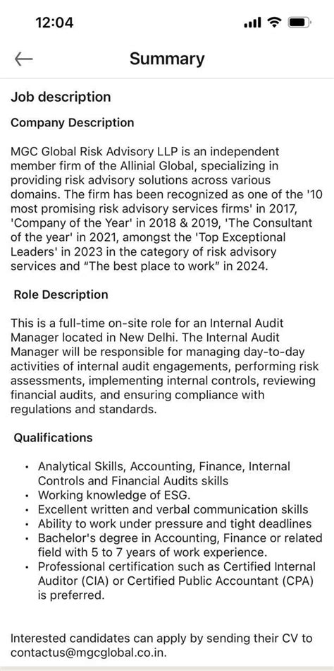 Please Send Resume Strictly As Per Jd Contactus