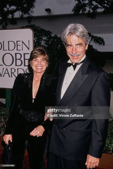 American Actress Katharine Ross Wearing A Black Outfit And Her