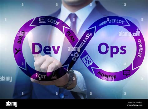 The Devops Software Development It Concept Stock Photo Alamy