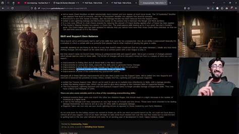Reading The Latest Patch Notes Poe2 Youtube
