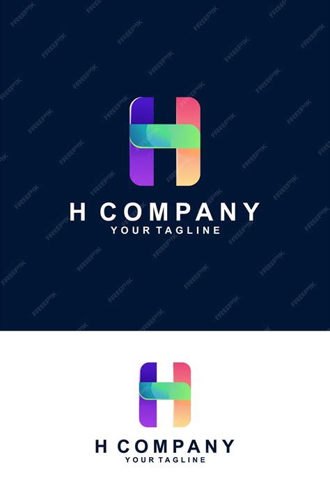 Premium Vector Letter H Gradient Logo Premium Vector