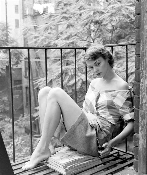 Jean Patchett Escaping The Heat On The Fire Escape Of Eileen Fords Agency New York City July