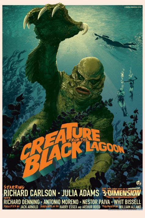 Creature From The Black Lagoon 1954 1200 X 1600 By Nicolas Delort