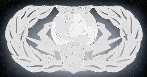 Cyberspace Support Badge Metal Art The Galactic Emporium