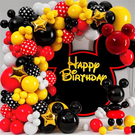 All In 1 Mickey Balloon Arch Kit With Bonus Mouse Heads