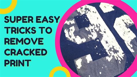 How To Remove Cracked Print On Shirt Super Easy Tricks Youtube