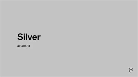 Silver Color Hex Code Palettes And Meaning Figma