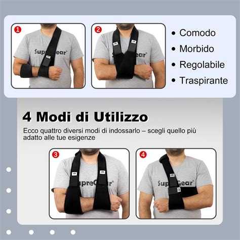 Supporto Braccio Immobilizzatore Spalla Tutore Leggero E Confortevole