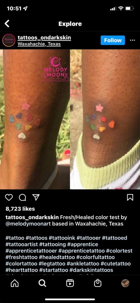 Tattoo Color Test