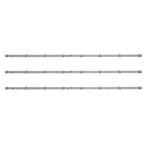 Set Barete Led Televizor Horizon 43 Inch 3 Barete Cu 8 Led Uri Emag Ro