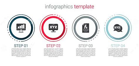 Set Computer Monitor With Graph Chart Xyz Coordinate System Function Mathematical Symbol And