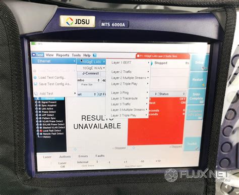 Jdsu T Berd 6000a C1000 Msam 10gige Lan Wan Optical Network Tester