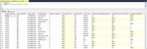 【sql Server】全テーブル・全カラムの情報を一括取得する方法 ふーログ