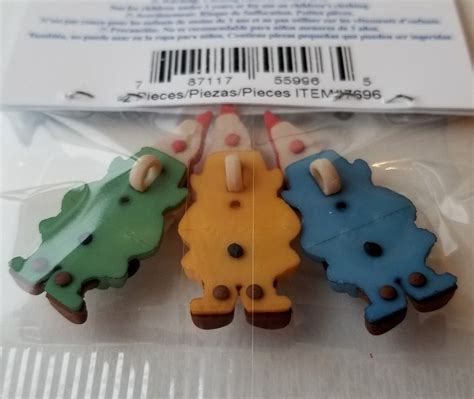 Dress It Up Craft Buttons Garden Gnomes Dwarf Gardening Etsy