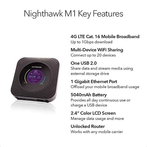 Netgear Nighthawk M1 Mobile Hotspot 4g Lte Router Mr1100 Midwest