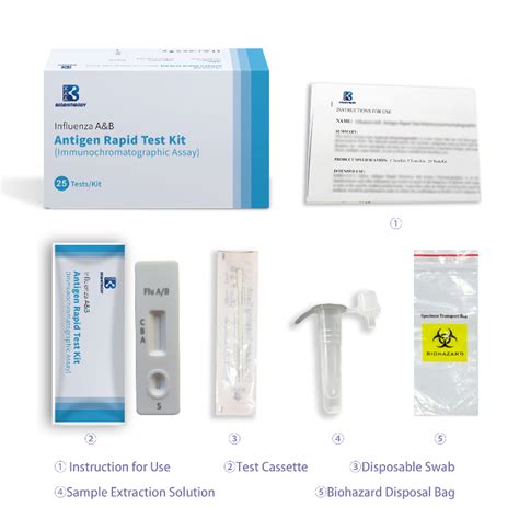 Wholesale Medical Supplies Rapid Test Flu A B Influenza A And B Antigen Combined Rapid Test Kit