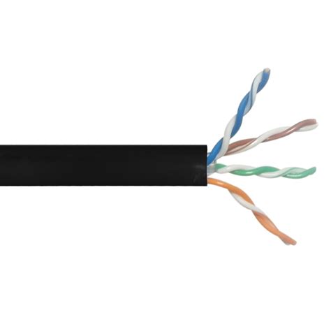 1000ft Cat6a Solid U Utp 650mhz 23awg Cmp Plenum Bulk Cable