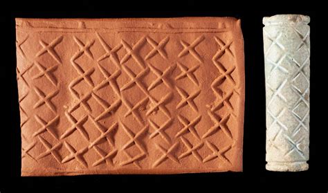 Lot 215 Elamite Iran Frit Cylinder Seal