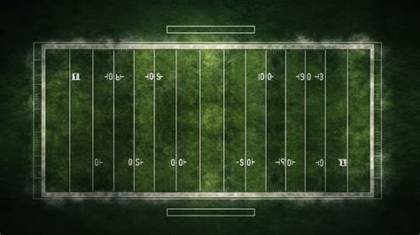 Aerial Perspective Of An American Football Field Showcasing Intricate