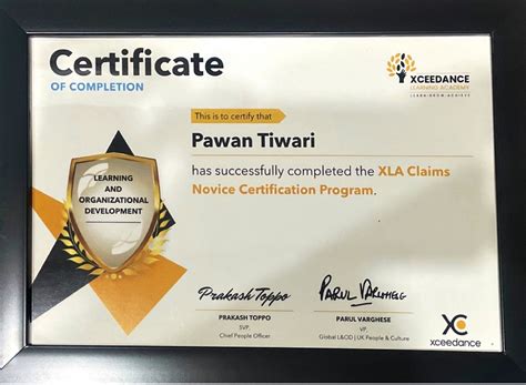 Pawan Tiwari On Linkedin Xceedance Excellence Certification
