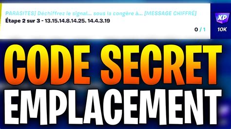 13 15 14 8 14 25 14 4 3 19 Fortnite Astuce Emplacement Code Secret Chiffré Fortnite Youtube