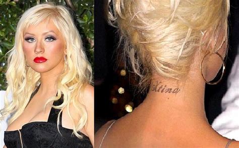 Christina Aguilera Tattoos Designs Christina Aguilera Tattoos Idea