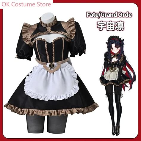 Fate Grand Order Fgo Ishtar Astarte Space Ishtar Maid Uniform Dress