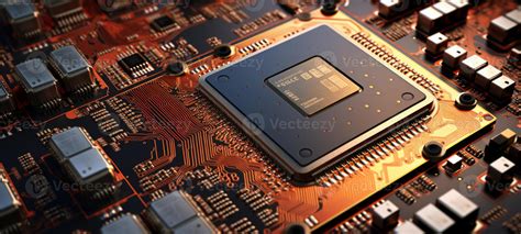 Ai Generated Next Generation Chips Close Up Circuit Board Processor Computer Chip