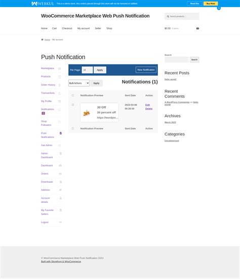 woocommerce marketplace web push notification [user guide]