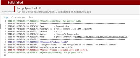 Azure Devops How To Run Polymer Build In Stack Overflow