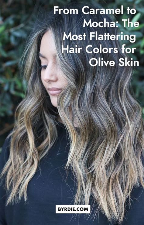 Light Brown Hair On Olive Skin Best Hair Colors For Dark Skin
