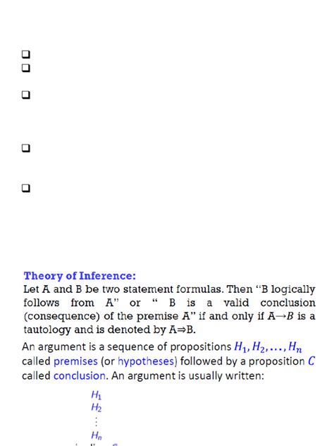 Inference Theory Pdf