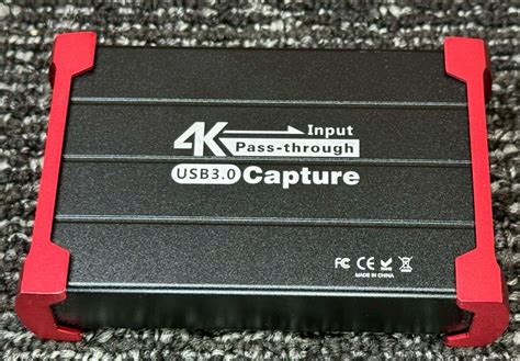 【やや傷や汚れあり】20251029 5 Creaslin 4k ビデオキャプチャーボード パススルー Usb30 キャプチャーボード 4k