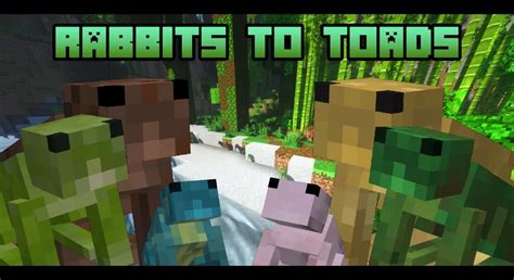 Rabbits To Toads 🐸 Minecraft Texture Pack