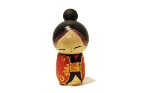Red Kimono Kokeshi Doll Asiastore At Asia Society Kokeshi Dolls
