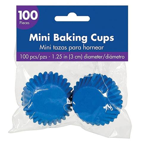 Mini Cupcake Cases Blue