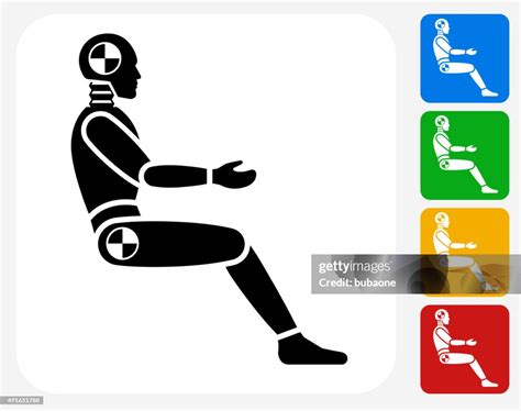 Car Test Dummy Icon Flat Graphic Design High Res Vector Graphic Getty
