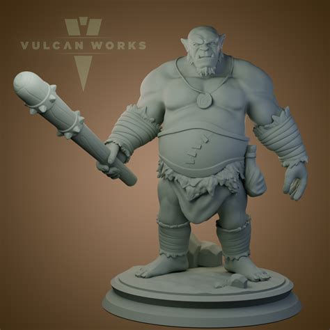 3d Printable Ogre By Vulcanworks