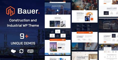 Bauer Construction And Industrial Wordpress Theme Codemarket