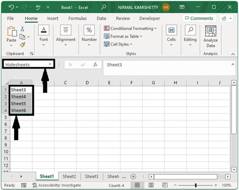 Excel 在打开文件时自动隐藏特定工作表极客教程