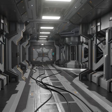 Added 2 Modular Sci Fi Corridors Chuck Cg