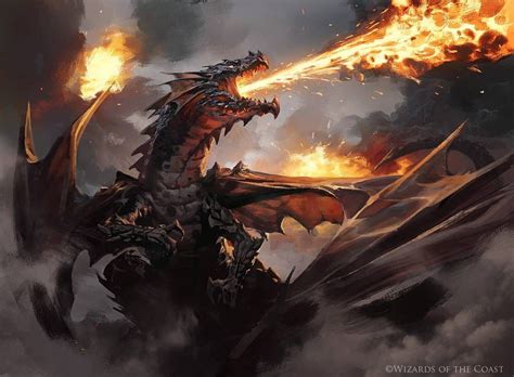 Dragon Spirit Dragon Artwork Magic The Gathering Dark Fantasy Art