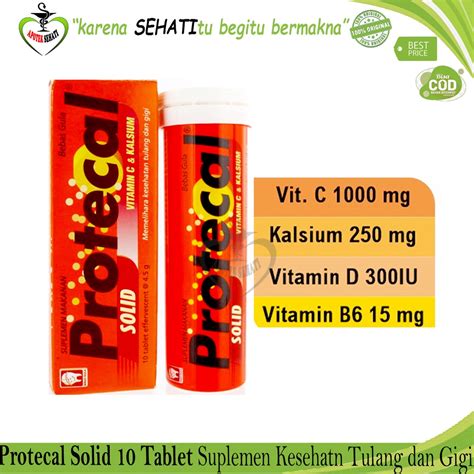 Jual Protecal Solid Effervescent 10s Multivitamin Shopee Indonesia
